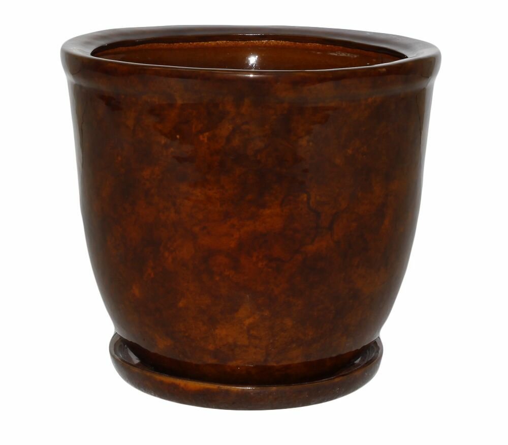 Горшок для цветов Кедр №2 с подставкой