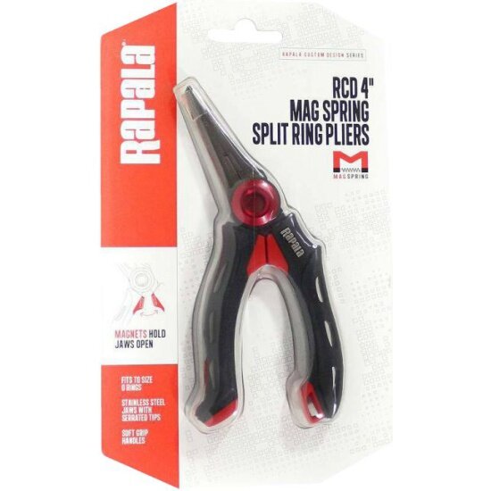 Плоскогубцы рыбацкие Rapala RCD Mag Spring Split Ring, для заводных колец