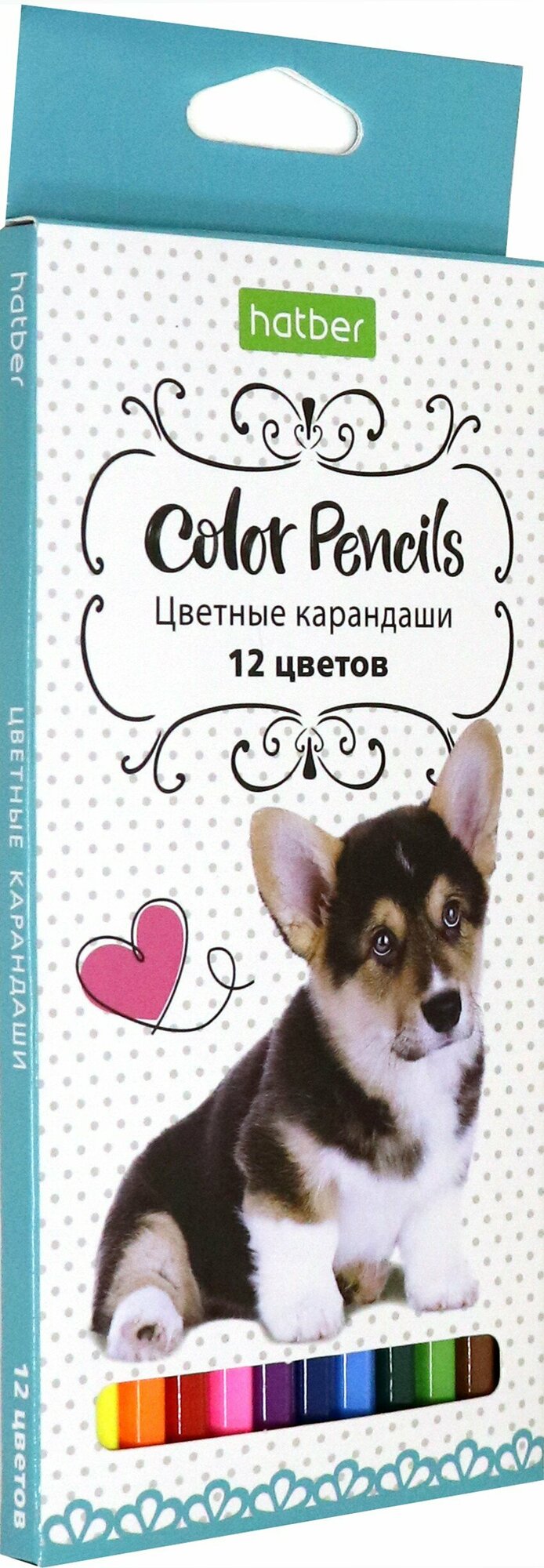 Карандаши цветные "ECO. Верные друзья", 12 цветов (CS_068382)