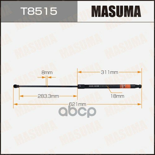 Упор газовый багажника MASUMA, L=621mm (1/40) Masuma арт. T8515