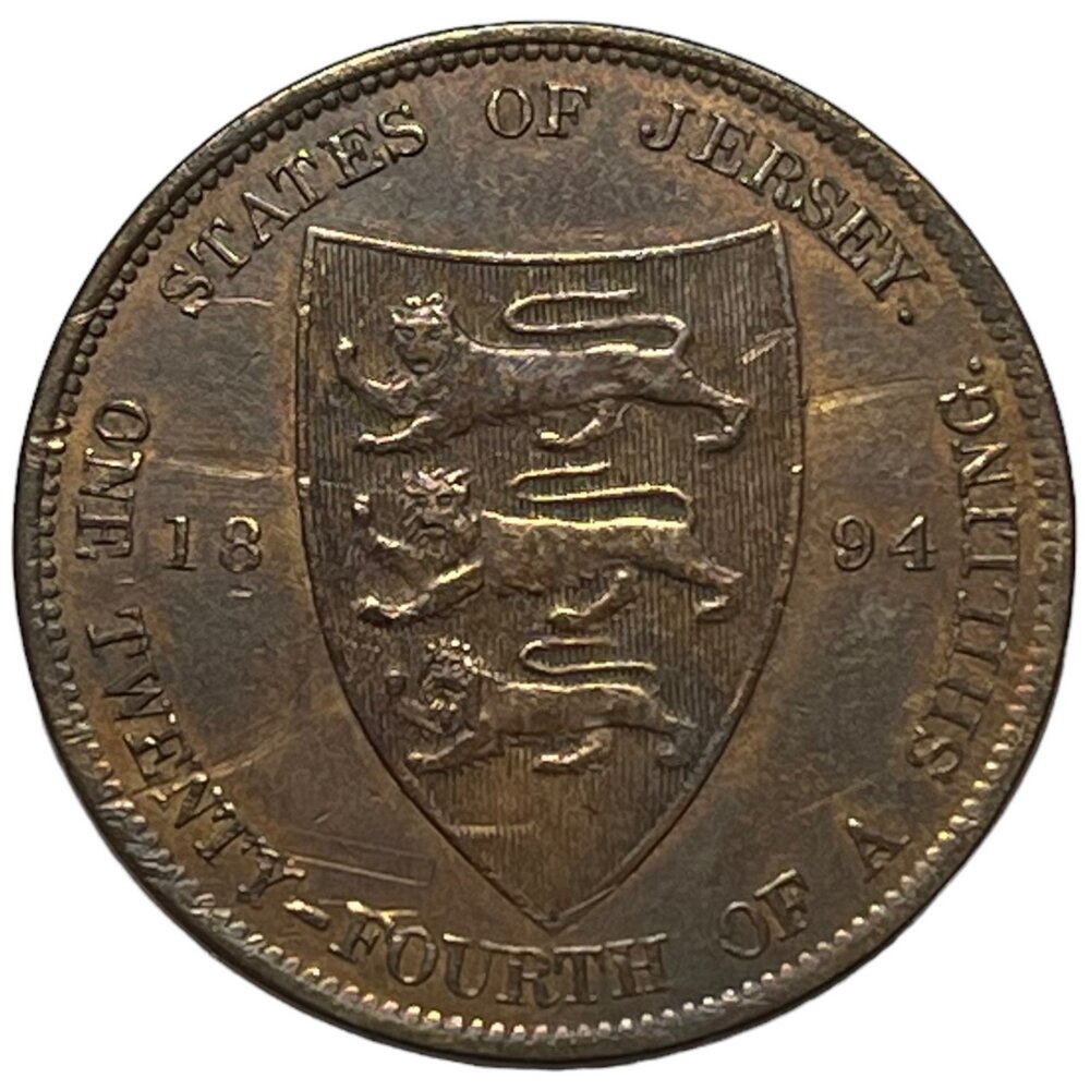 Джерси 1/24 шиллинга 1894 г. (Лот №2)