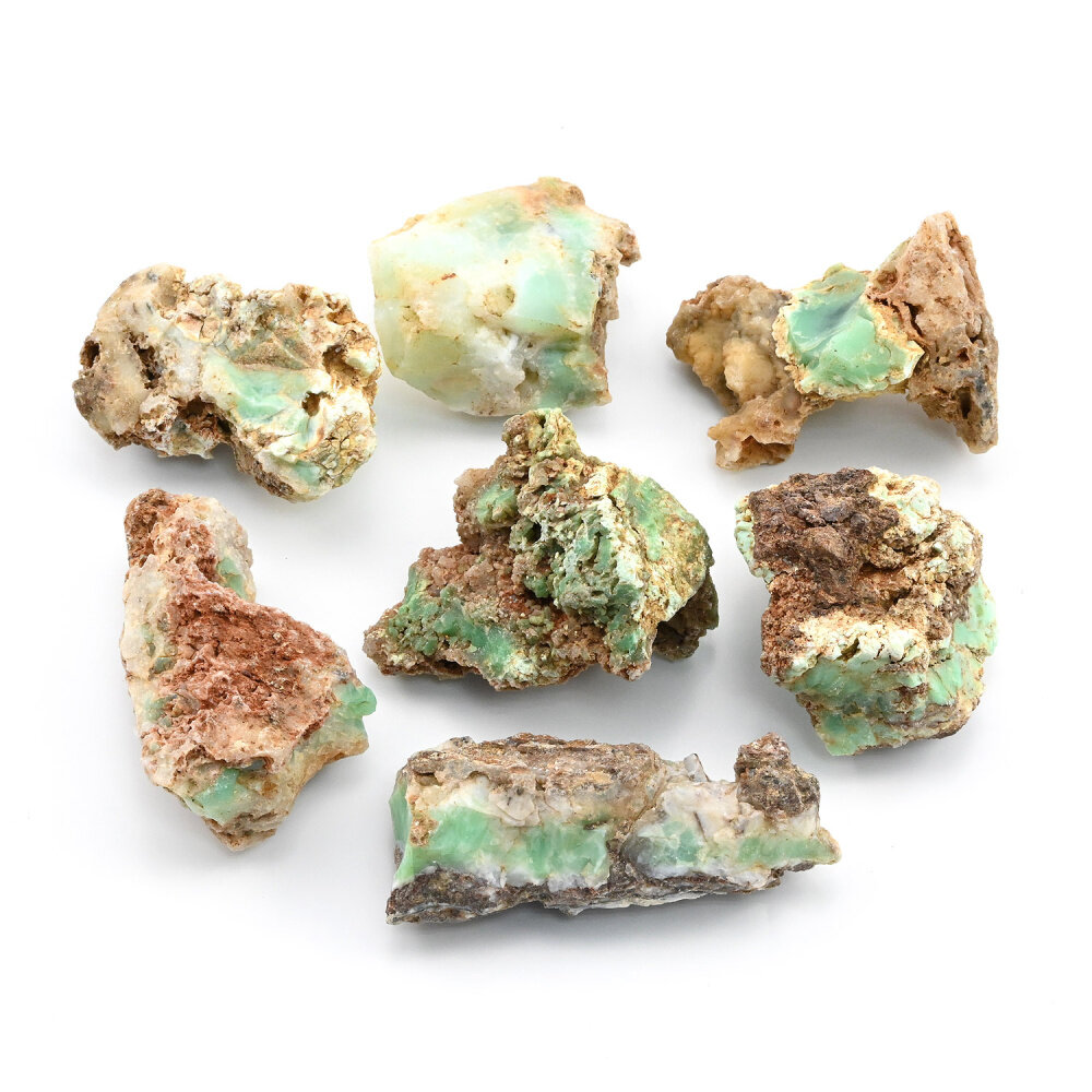 Самородный хризопраз 46*34*30мм, 40-49г .