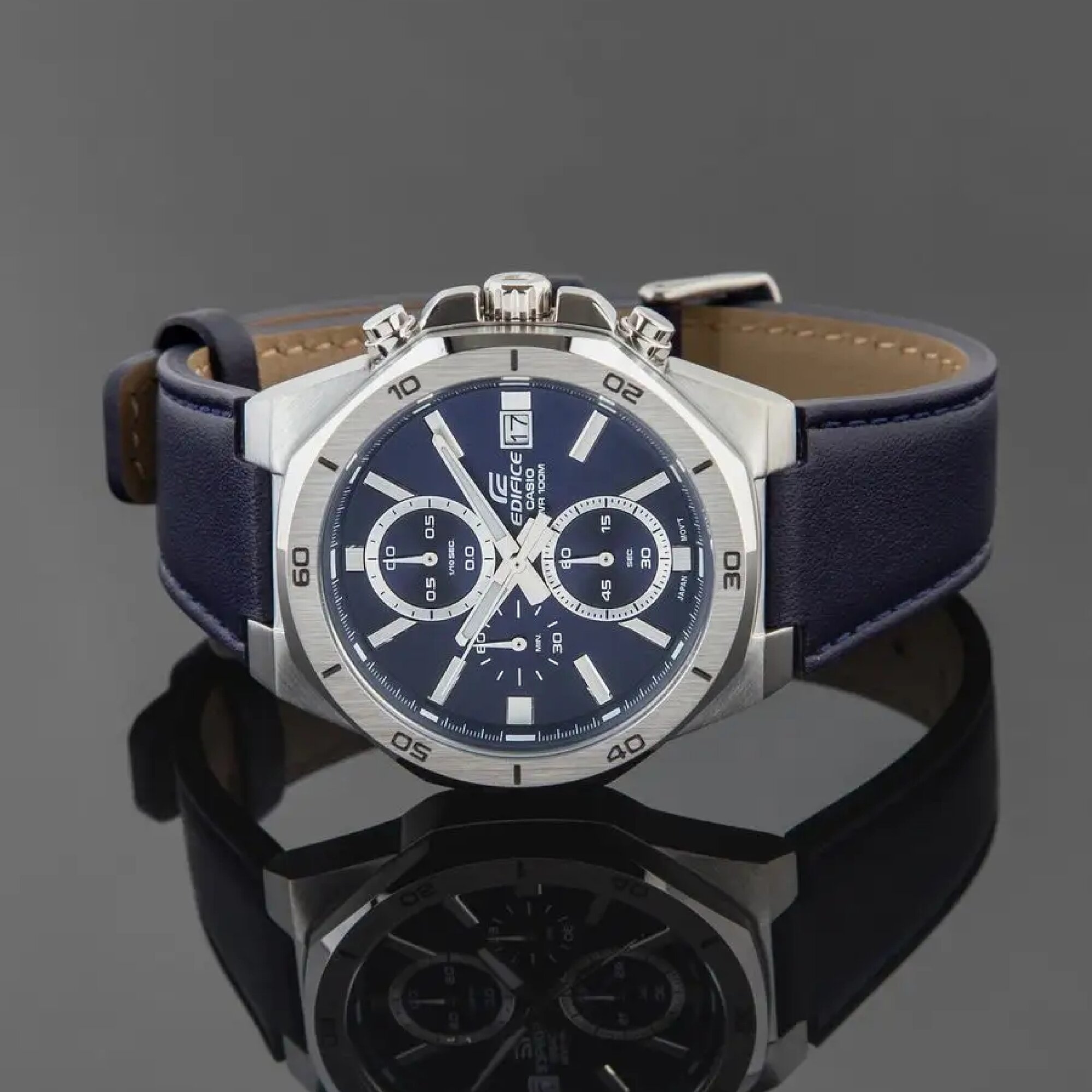 Наручные часы CASIO Edifice, синий/серебристый — фото 1