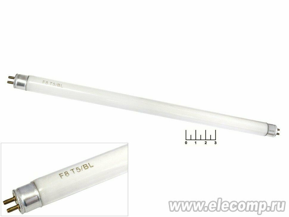 Лампа ультрафиолетовая T5 8W Black Light (288мм)