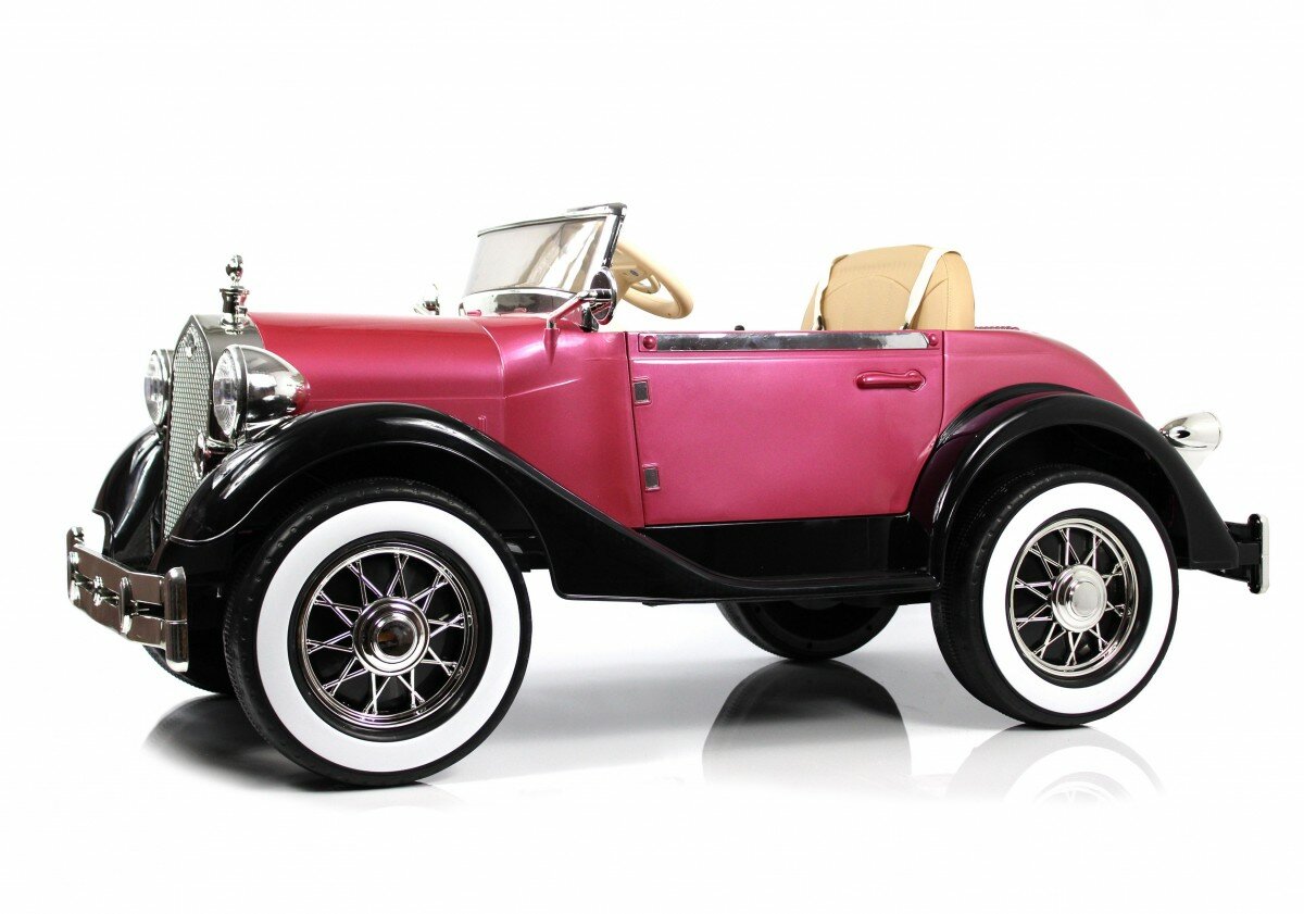 Детский электромобиль X005XX черно-розовый