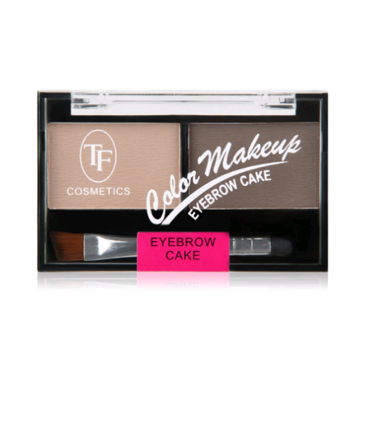 Triumph Cteb-01 - Color Makeup - Eyebrow Cake Двухцветные тени для коррекции бровей 6 г. №02 бежево-коричневая гамма