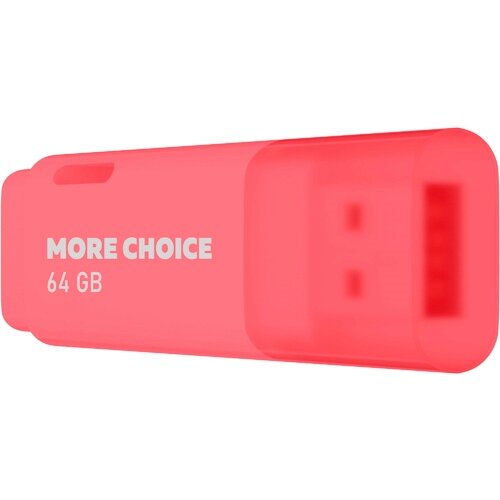 Flash Drive USB 64 Гб More Choice MF64 - красный