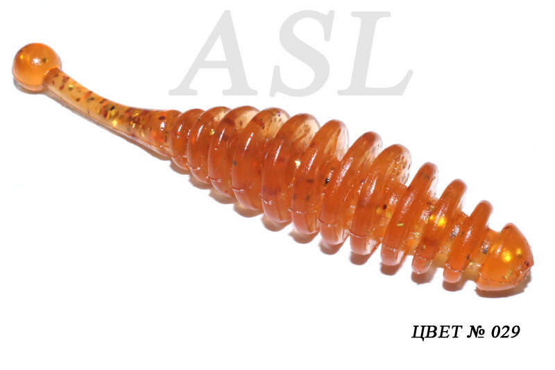 Силиконовая приманка ASL "Бу-Бу" цвет №029, L- 5см (2"), 10шт/уп