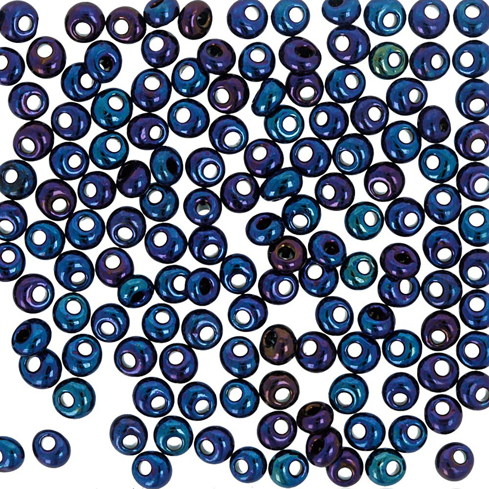 Бисер TOHO Magatama, размер 3мм, цвет #82 (Металлизированный, туманность), 10 грамм