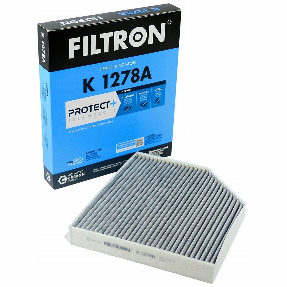Фильтр салонный угольный FILTRON K1278A