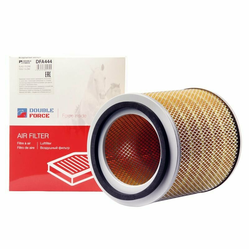Фильтр воздушный DOUBLE FORCE арт. DFA444 A444 MAZDA: TITAN WG, 4HF1 4300 05.95 05.00, TITAN WG, 4HG1 4600 05.95 05.00, TITAN WG, TFTM 4000 12.91 11.99