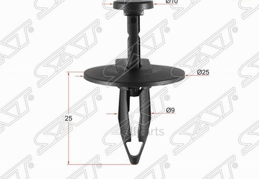 SAT ST-M10720 Клипса (крепёжная FORD/CHRYSLER (Продажа по 10шт))