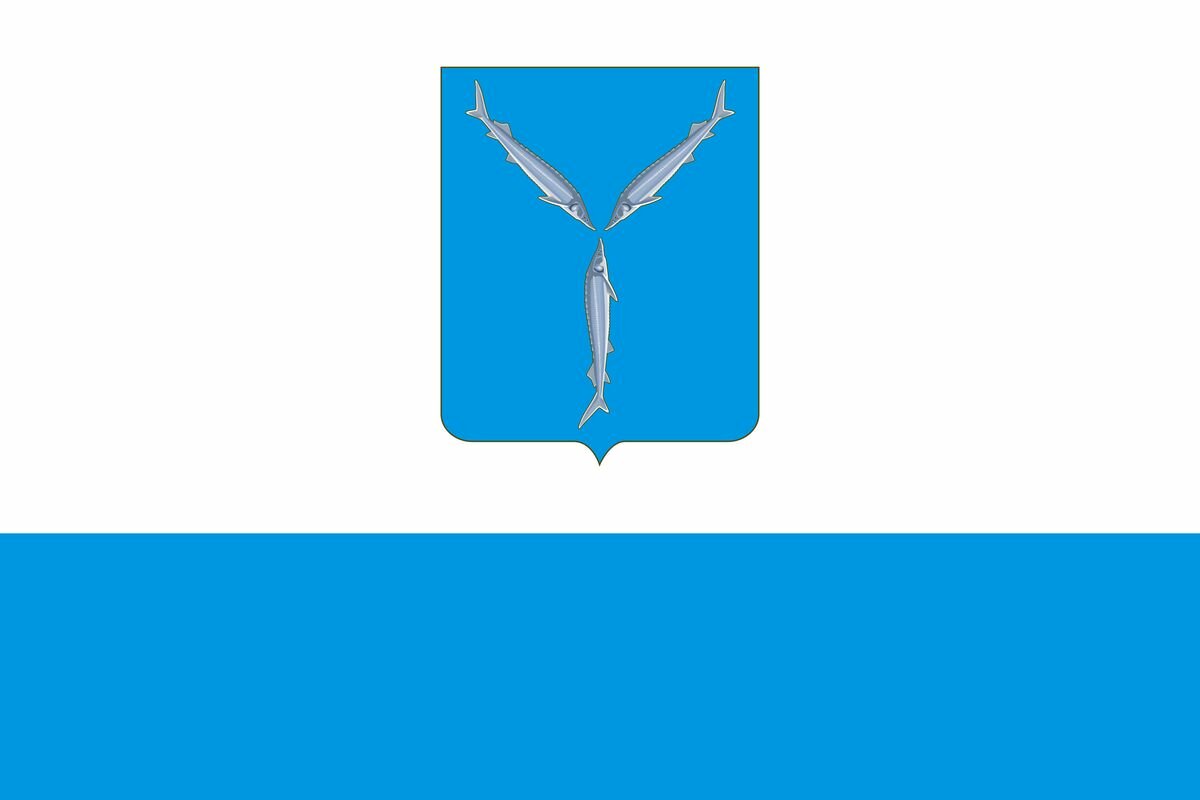 Флаг столицы субъекта РФ - Саратов, Размер: 75х50 см.