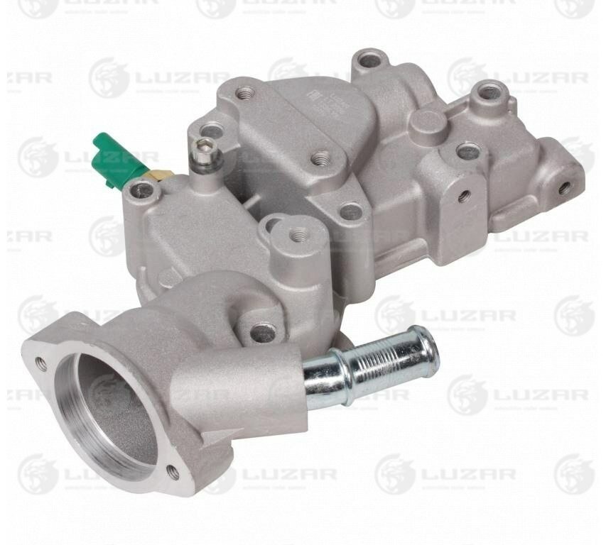 Корпус термостата для а/м peugeot 207 (06-)/citroen c3 (02-) 1.4i (алюм.) luzar lt 2036