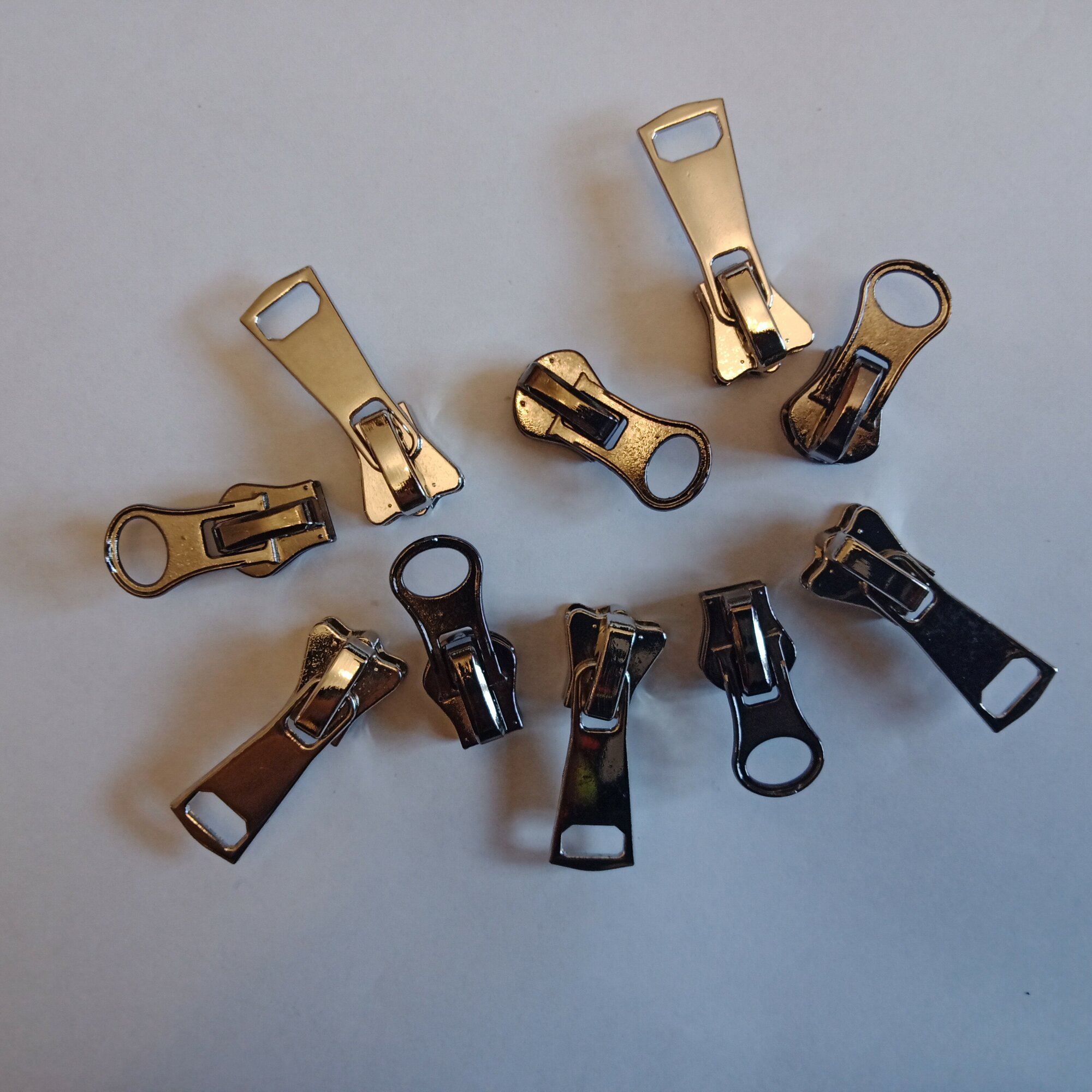 Бегунок / Замок-автомат для молнии, №8, 10 шт