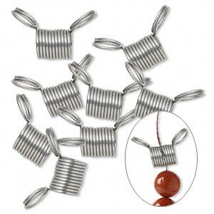 Инструмент (пружинка), 18х6.5мм, стоппер для сборки бус и браслетов, пара