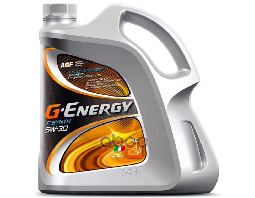 Масло моторное G-ENERGY F SYNTH A3/B4 5W30 синт.4л Gazpromneft арт. 253140461