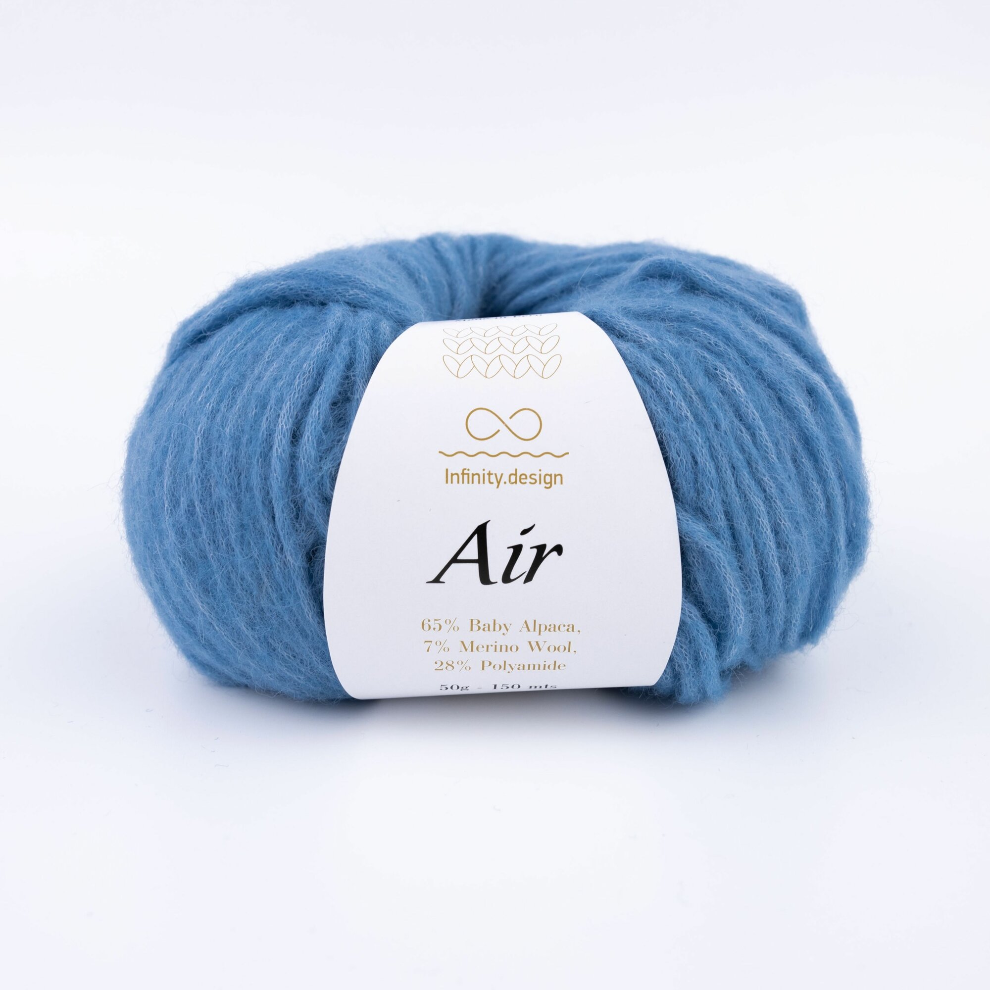 Пряжа INFINITY Air 6052 (3 мотка), 65% бэби альпака, 7% мериносовая шерсть, 28% полиамид, 50г, 150м