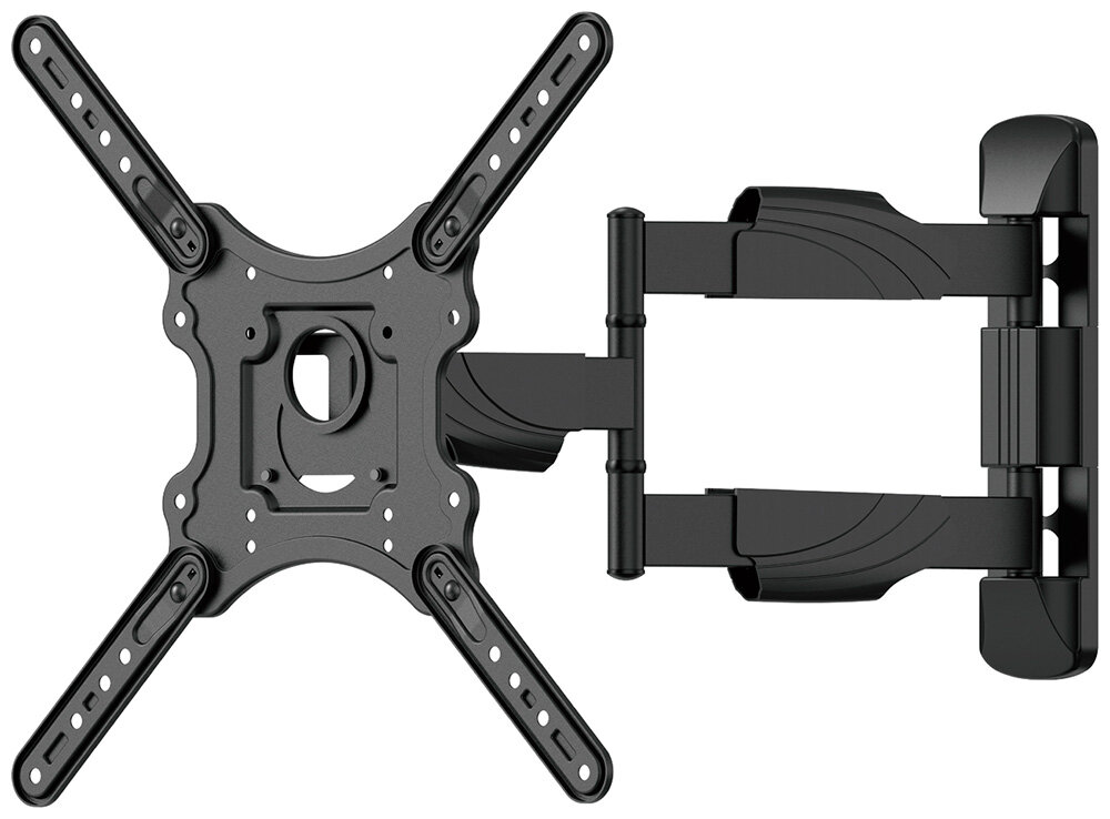 Кронштейн для телевизора UniTeki FML40 с большим вылетом, поворотно-наклонный, для диагонали 23-55 дюймов