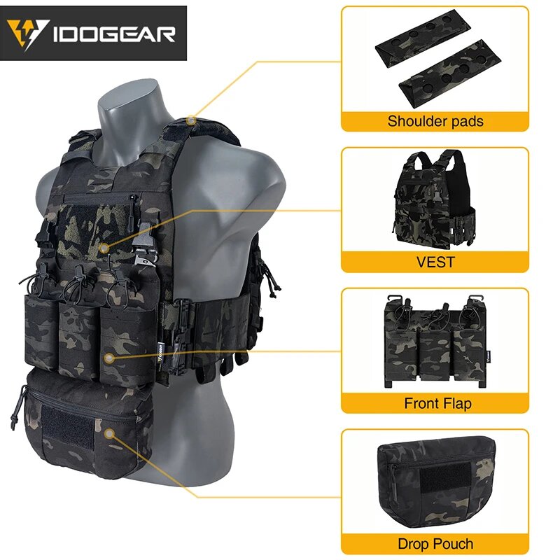Тактический жилет IDOGEAR FCSK 3.0EX, MCBK