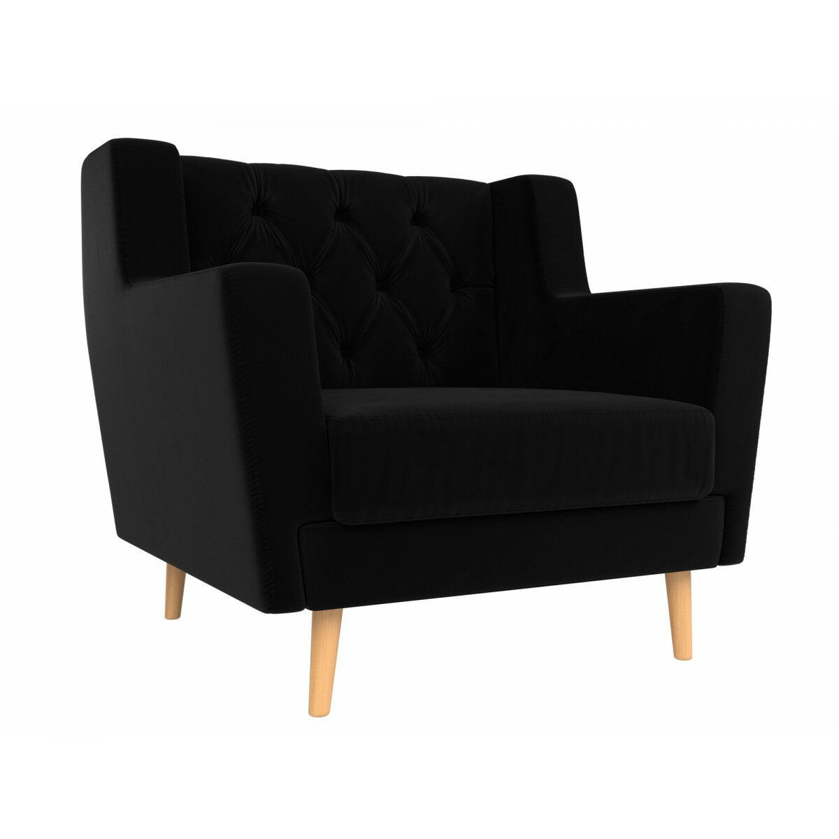 Кресло Брайтон Люкс, Микровельвет, Модель 108904