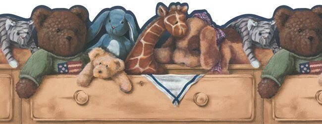 Обои York Three Sisters Studio Brothers & Sisters IV BZ9268В Е; 0,25х4,57 м.