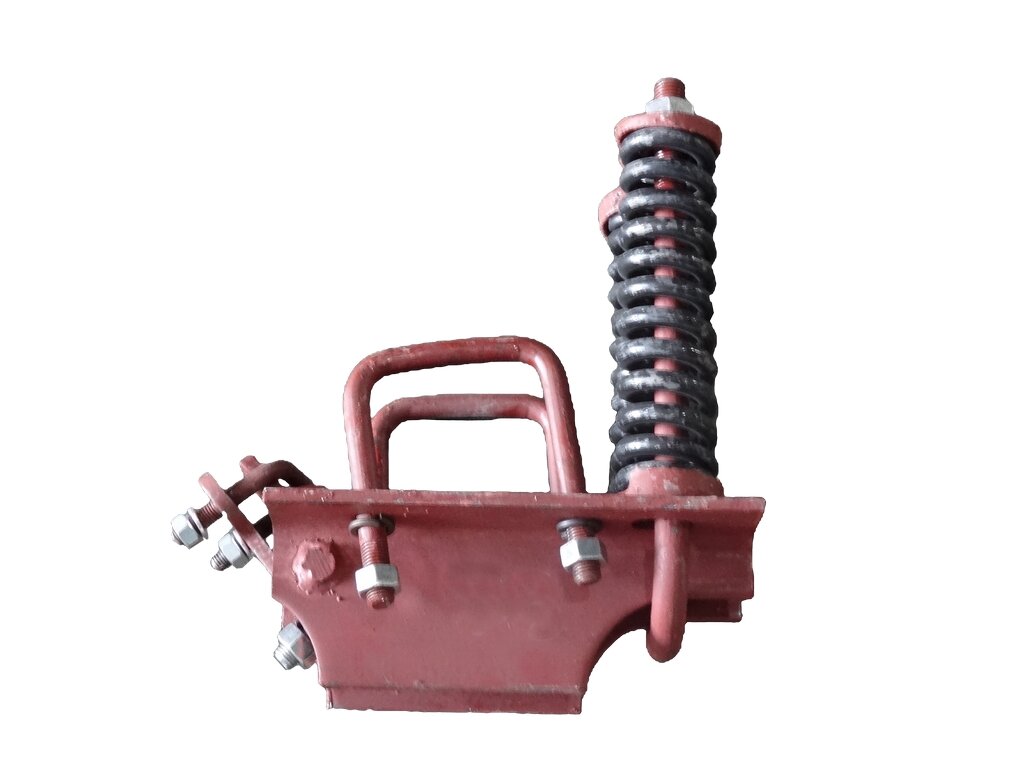 Кронштейн крепления стойки культиватора КПЭ-3,8 (с пружинами и метизами)