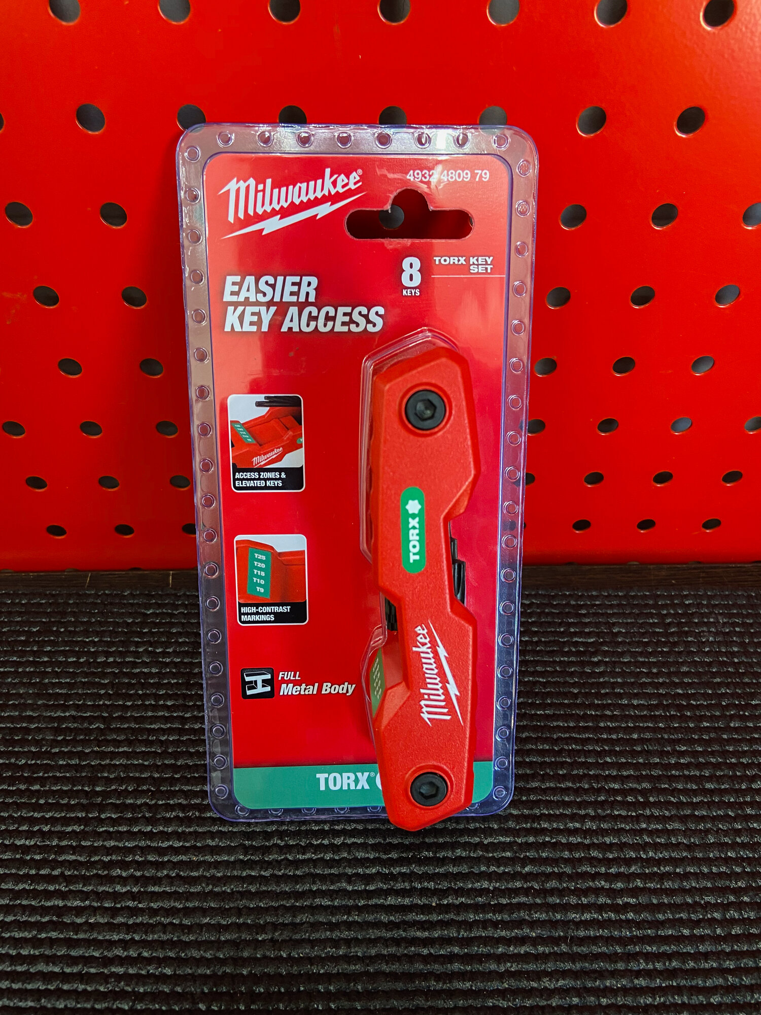 Набор складных Торкс (Torx) ключей Milwaukee-Металлический корпус -4932480979