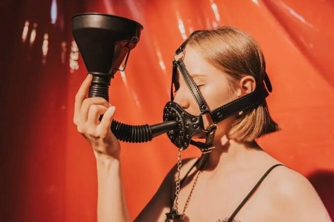 Кляп-воронка для ролевых игр 18+, БДСМ и фетиш