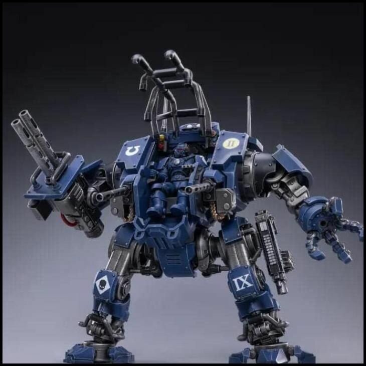 Подвижная фигурка JOYTOY Warhammer 40000 Space Marines Ultramarines Redemptor Dreadnought (Никаких солдат)
