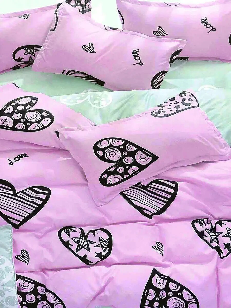 Комплект постельного белья евро наволочки 50х70 Dream Fly