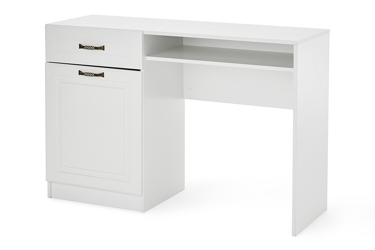 Туалетный стол Hoff Ливерпуль, 120х82,3х41,3 см, цвет ясень ваниль, белый