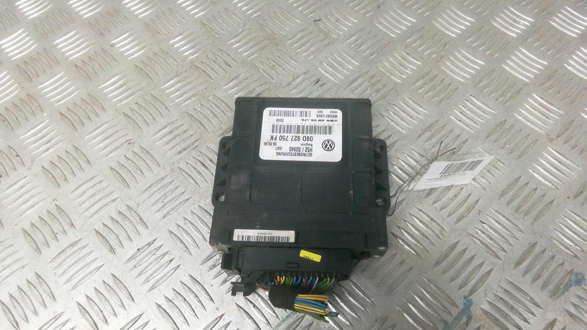 Блок управления AUDI Q7, Номер 09d927750fk