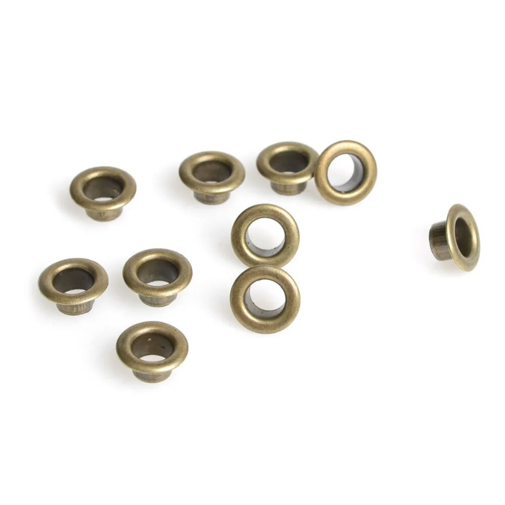 Металлические люверсы Kalliope античная бронза 5 мм 100 шт