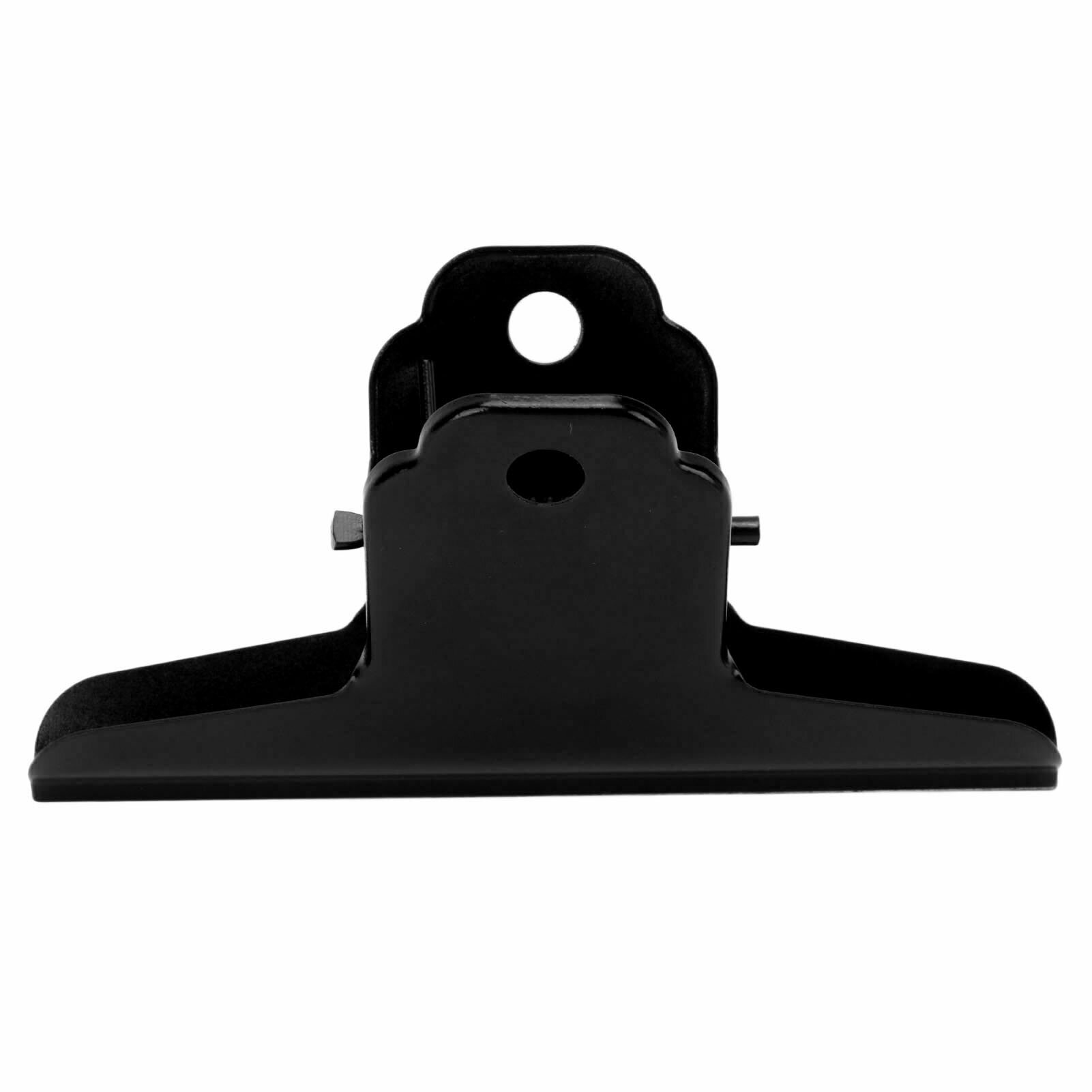 Металлическая канцелярская скрепка, прочный металлический материал, надежный захват, большой размер, подходит для офиса, дома, школы, офиса, черная.