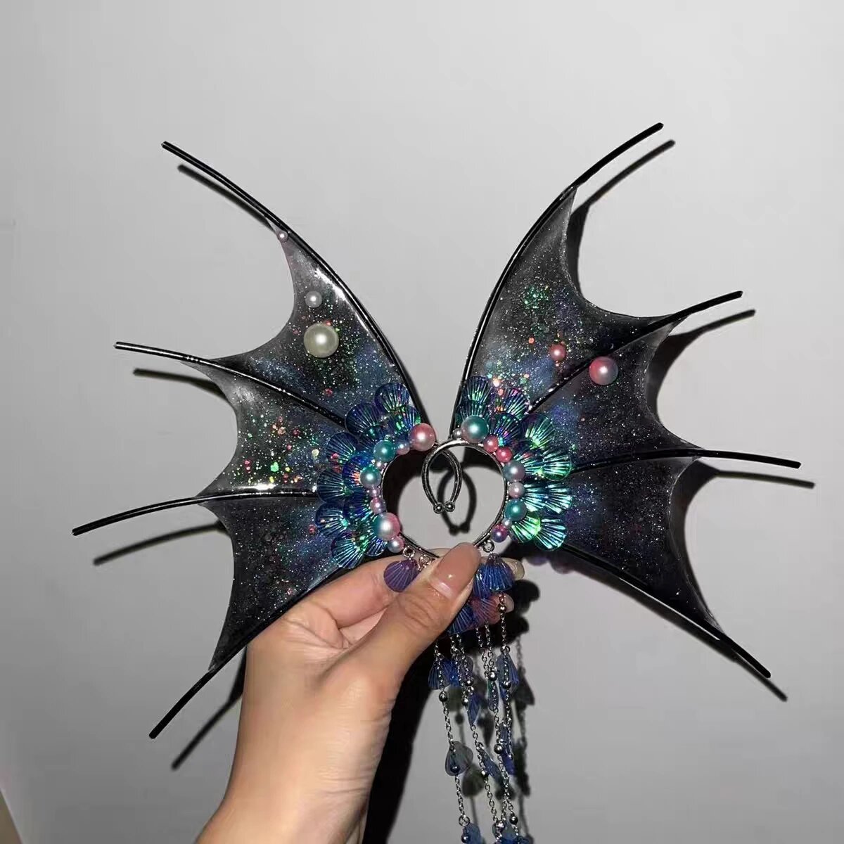 Акула Русалка уши cos Hanfu головной убор аксессуары Шан Хай Цзин Русалка эльф Уши Дайвинг Фея Реквизит уши