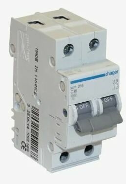 Автовыключатель HAGER 2МТ 263А B63