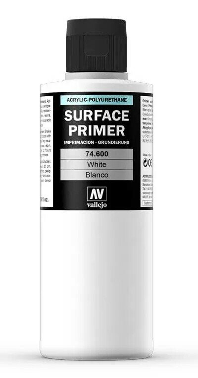 Аксессуар для Warhammer Vallejo Краска Vallejo Surface Primer: White 74.600 (200 мл)
