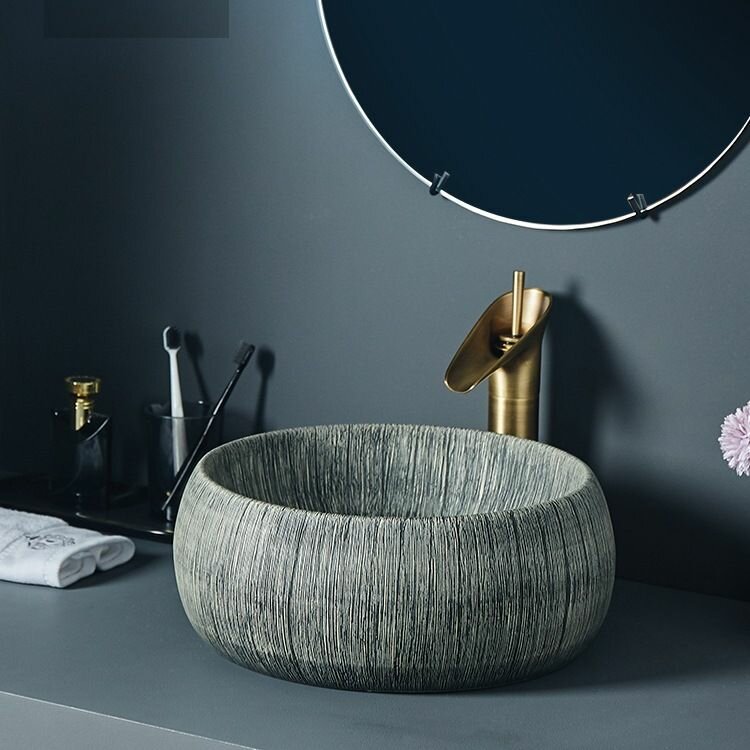 Раковина, Керамические материалы , подходящие для дома, гостиницы и т. д/ винтажная