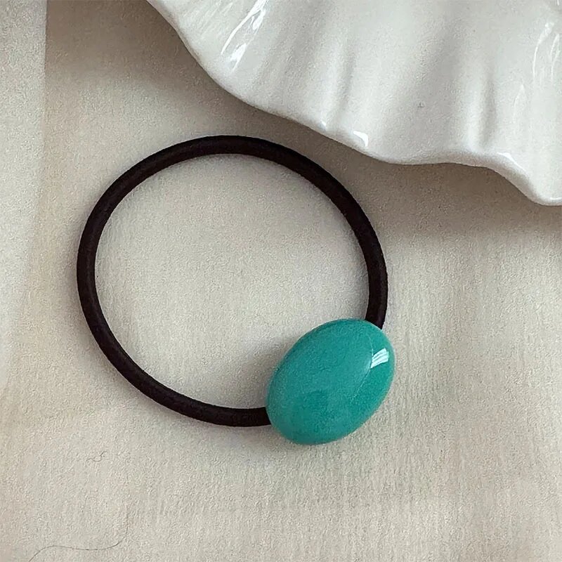 Резинка для волос овальная, цвет 012 Mint Green