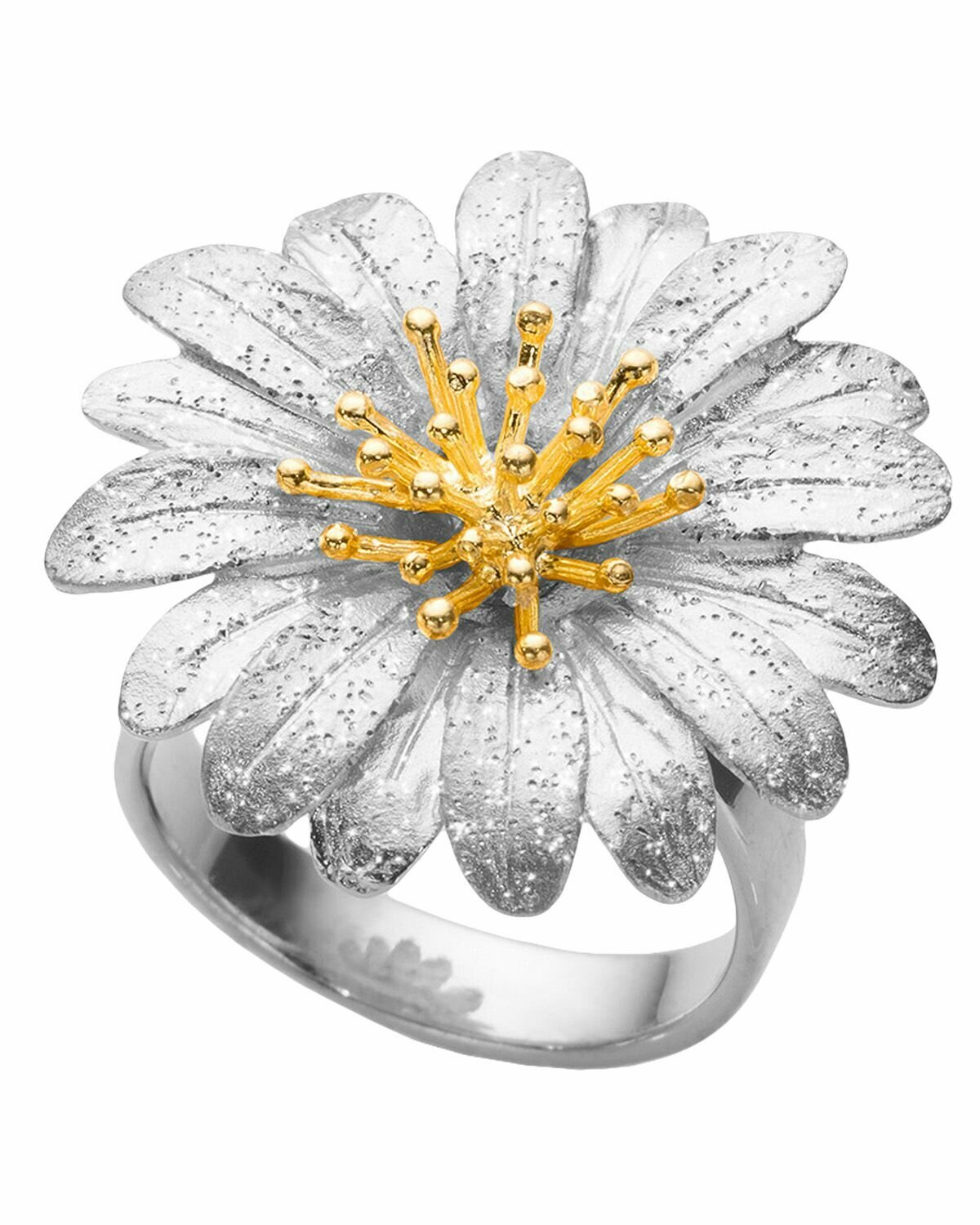 Кольцо разъемное, тонкое, серебро, 925 проба, золочение, родирование