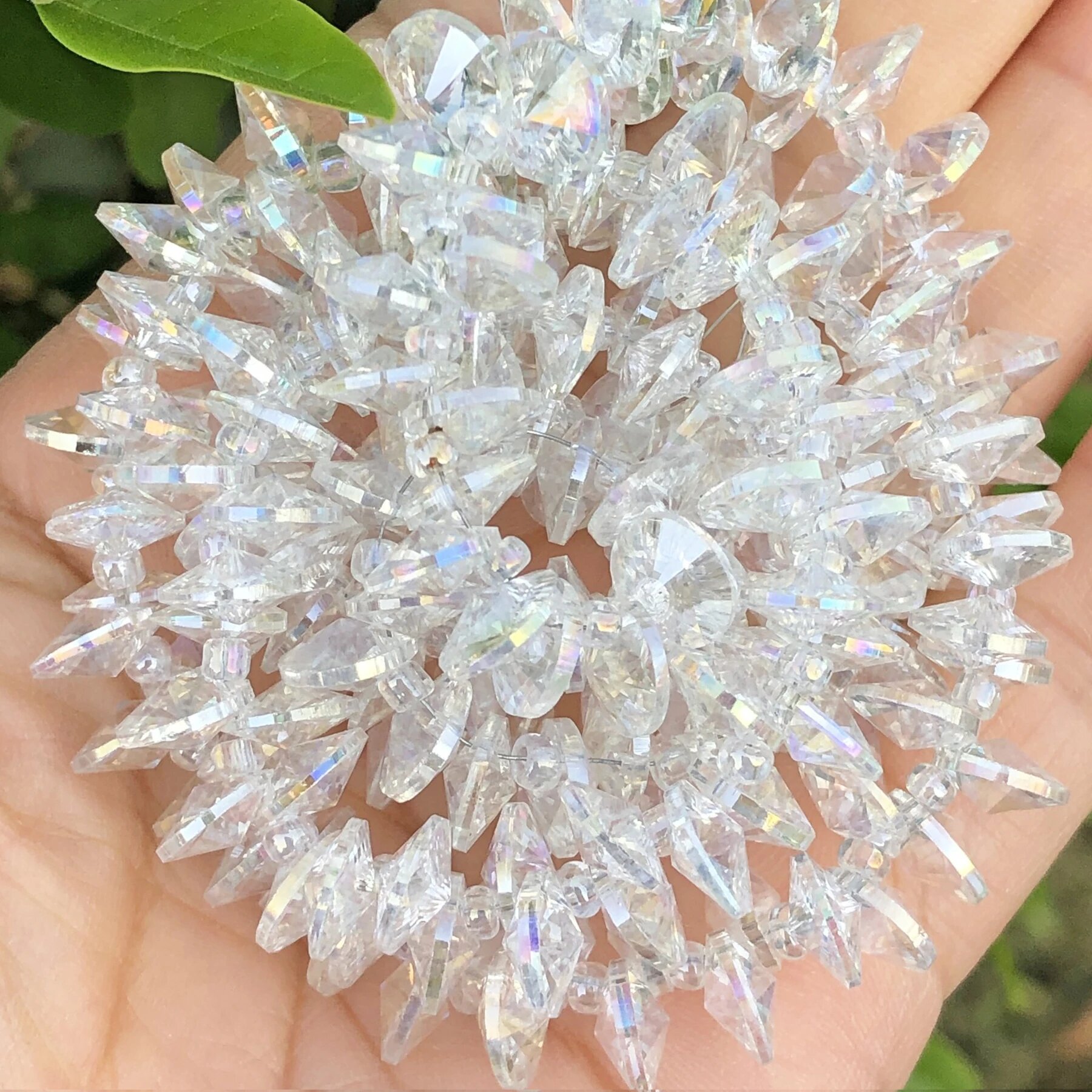 Хрустальные бусины Annebeads белые спутники 4мм 6мм 8мм 10мм 6mm 100pcs, Ab White