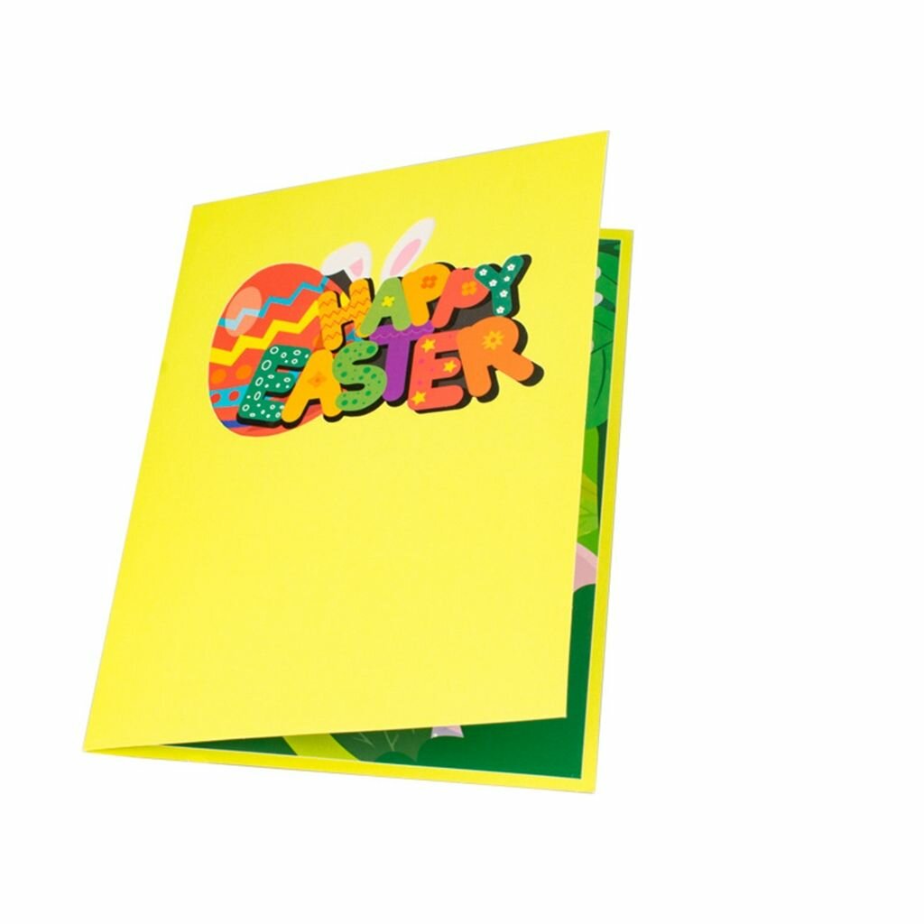 Пасхальные аксесуары,3D Пасхальные эффекты, Открытка с животными, Вечеринка, Вдумчивое поздравление для друга