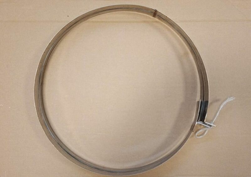 Хомут обжимной, нерж. сталь d:400мм