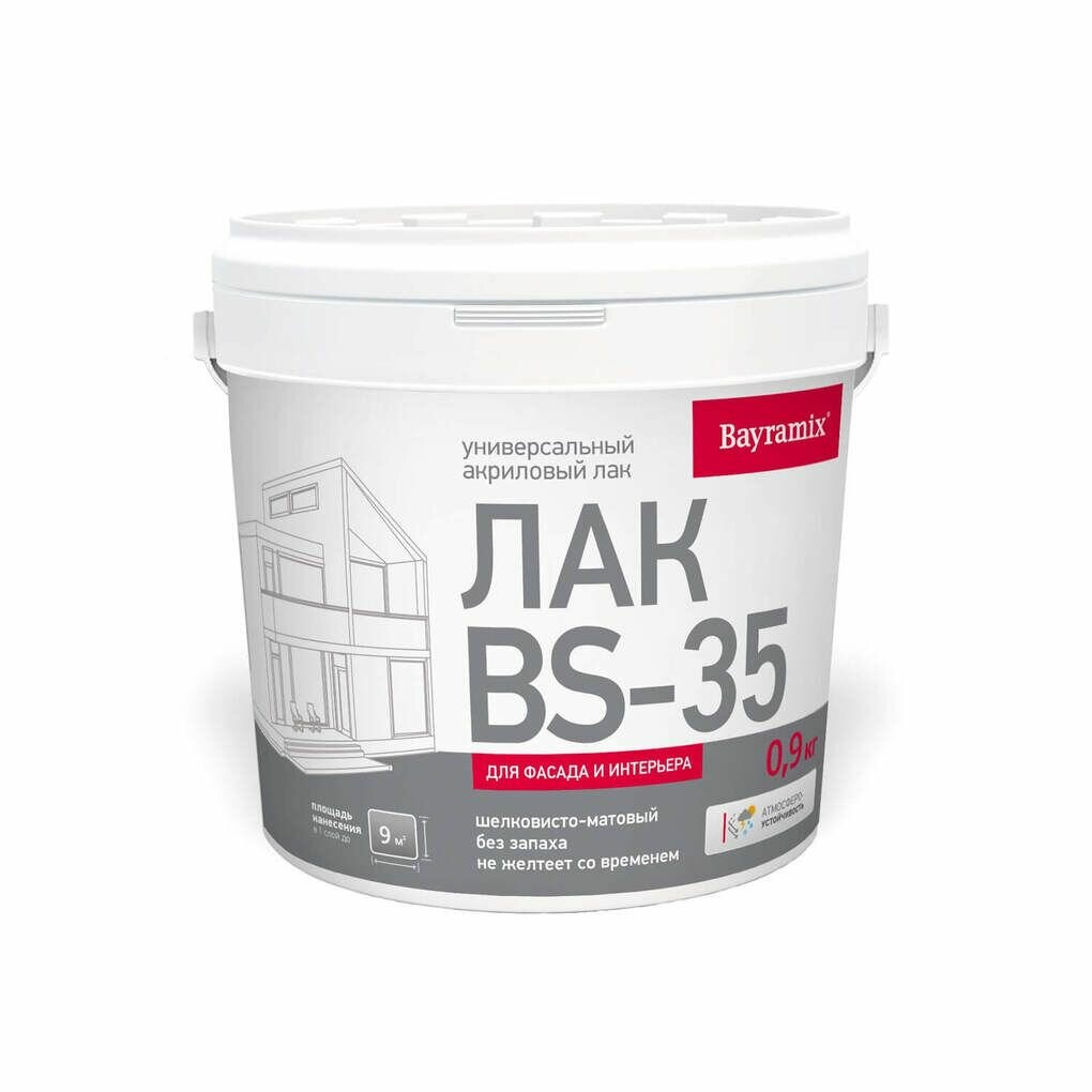 Лак защитный Bayramix BS-35 полуматовый (0,9кг)