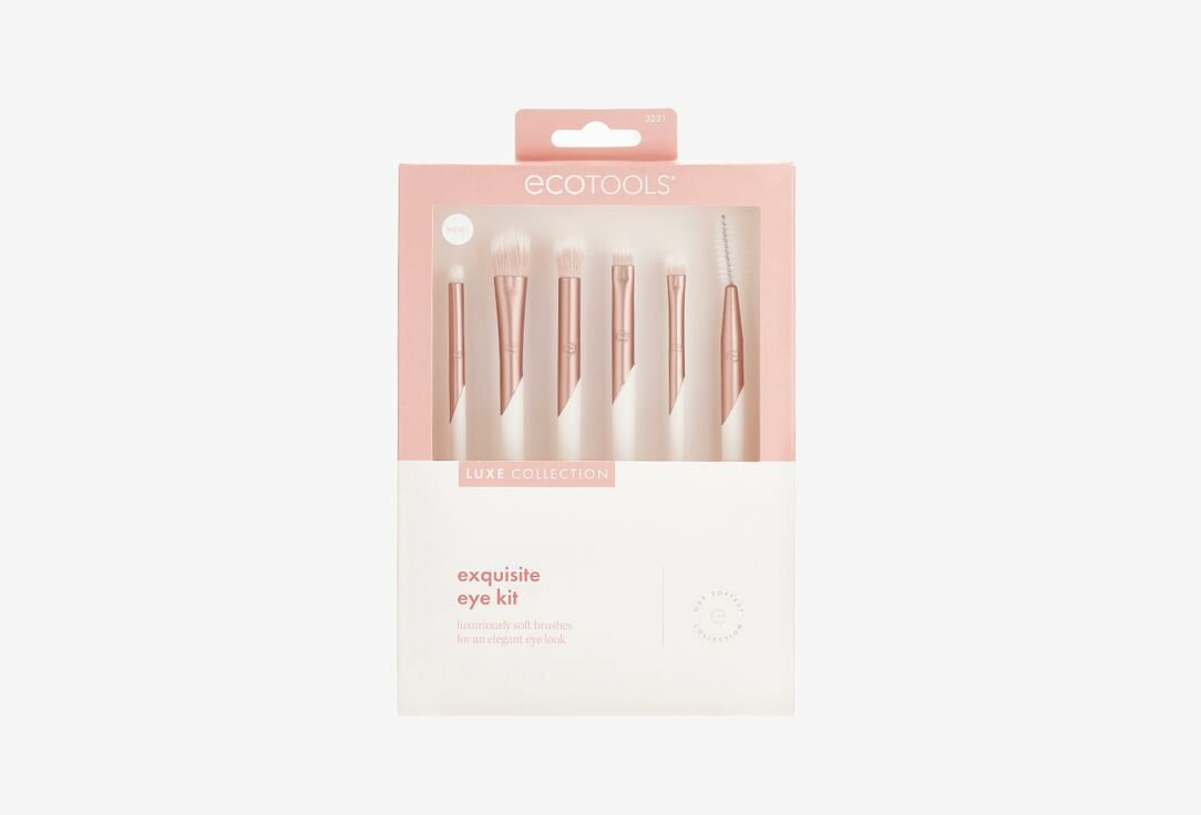 Набор кистей для макияжа глаз ECOTOOLS Luxe Exquisite Eye Kit