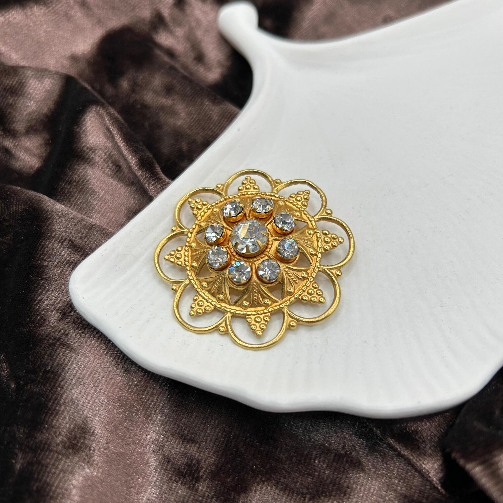 Советская винтажная брошь, клеймо