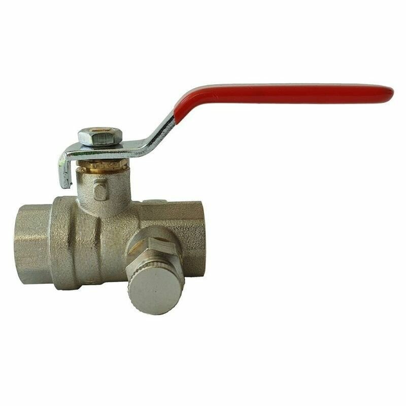 Кран шаровой резьб. 3/4", PN40, Ридан BVR-DR, латунь, внутренняя резьба, с рычагом