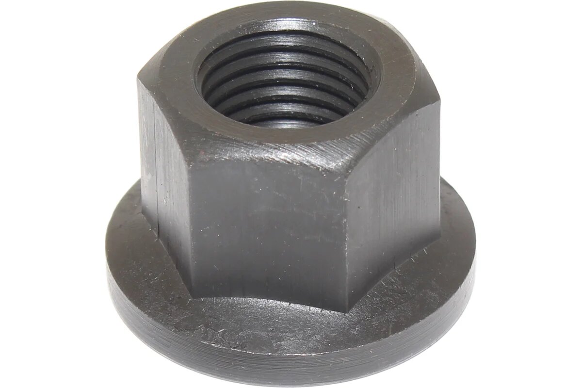 CNIC Гайка шестигранная с буртиком М6, размеры 12×17×11×2.5 мм, крепежный элемент 66478