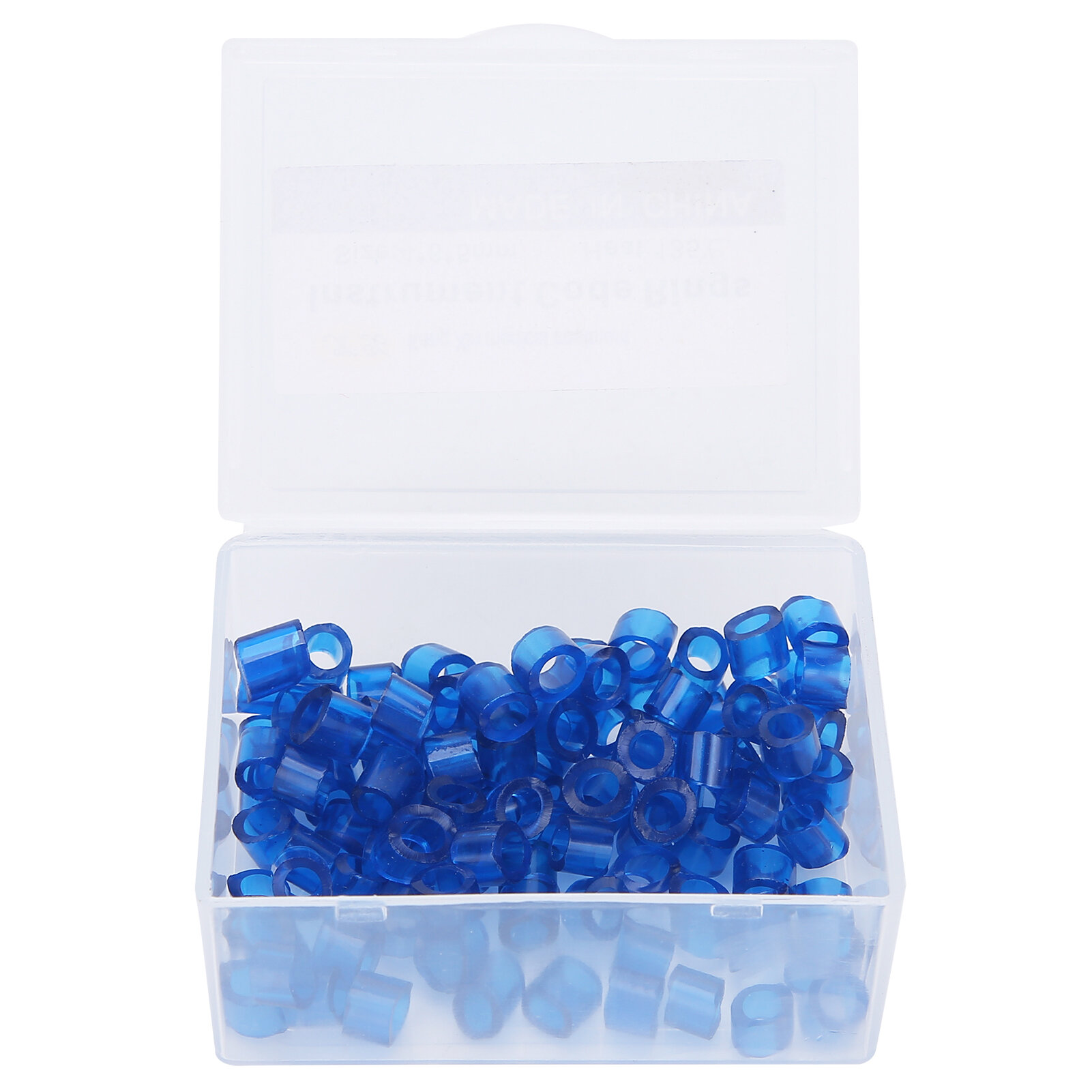 100 шт. Стоматологические кодовые кольца, ортодонтические силиконовые цветовые кодовые кольца, аксессуары, синие